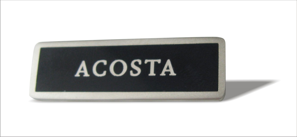 Custom Metal Name Plates | Embossed…|Premium Emblem, Ltd, Co.