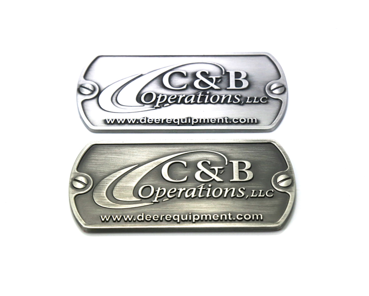 Custom Metal Name Plates | Embossed…|Premium Emblem, Ltd, Co.